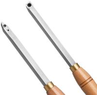 China Carbide Tipped Wood Turning Tools Sets Round Shape With 12mm Inserts for sale