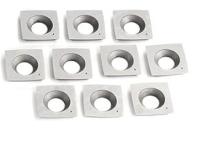 China Indexable Woodworking Carbide Inserts With Square Radius Shape 14x14x2-30°R150 for sale