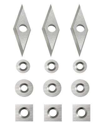 China Replacement Carbide Wood Turning Inserts Square Radius Shape 11x11x2-30°R150 for sale