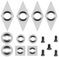 China Replacement Round 18mm Tungsten Carbide Woodturning Inserts Round Shape for sale