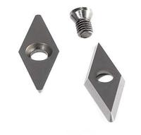 China Diamond Shape Tungsten Carbide Woodworking Tools Radius Tip Carbide Insert for sale