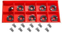 China Round 16mm Tungsten Carbide Woodworking Tools Carbide Insert Tips for sale