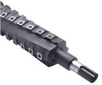 China Mirror Surface Helical Cutterhead Planer Spiral Cutter Heads OEM ODM for sale