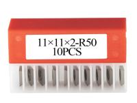 China Indexable Woodworking Carbide Inserts With Square Radius Shape 11x11x2-30°R50 for sale