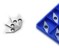 China Diamond Shape Tungsten Carbide Woodworking Tools Radius Tip Carbide Insert for sale