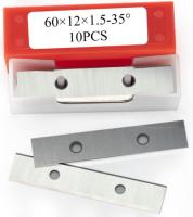 China Carbide Woodturning Tools Replacement Plane Blades 60x12x1.5-35° for sale