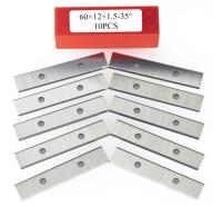 China Carbide Woodturning Tools Replacement Plane Blades 60x12x1.5-35° for sale