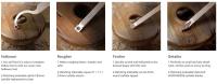 China Bigger Swan Neck Carbide Wood Lathe Chisels Round Shape With 8.9mm Inserts for sale
