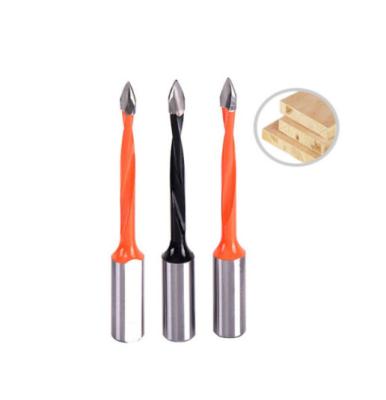 China Spiral Flute Tungsten Carbide Inserted Through Hole Boring Bits 12mm for sale
