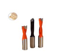 China Tungsten carbide inserted tip wood hole drill bit with size 8mm of Woodworking Tools for dowel drill for sale