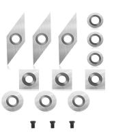 China 15x15x2.5-37° Replacement Tungsten Carbide Woodworking Tools Inserts for sale