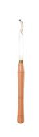 China Swan Neck Tungsten Carbide Wood Turning Chisels Round Shape With 8.9mm Inserts for sale