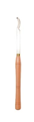 China Swan Neck Tungsten Carbide Wood Turning Chisels Round Shape With 8.9mm Inserts for sale