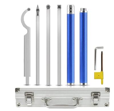 China 8pcs Set Carbide Lathe Tools With Aluminum Alloy Handle For Woodturning for sale