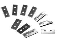 China 10pcs 30mm Square Carbide Inserts Cutters Knives Blades 30x12x1.5-30° For Woodworking for sale