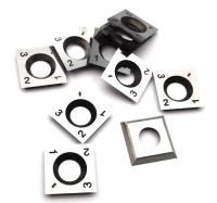 China 14mm Standard Square Straight Tungsten Carbide Cutter Inserts Knives for sale