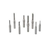 China 1/4'' Shank Two Flutes TCT Straight Bits For Wood Cutting / Carbide Solid End Mill for sale