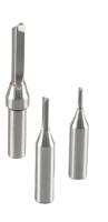 China 1/2 Inch Shank Two Flute TCT Straight Bit For Wood Cutting / Carbide Solid End Mill for sale