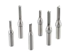 China 1/4'' Shank Straight TCT Solid Carbide Router Bits Cutter Diameter 1mm-16mm for sale