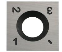 China 15mm Square Straight Carbide Cutter Insert 10Packs For Wood Lathe Tool for sale