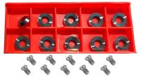 China 18mm Round Carbide Woodturning Tools Replacement Cutter Set For Lathe Turning for sale