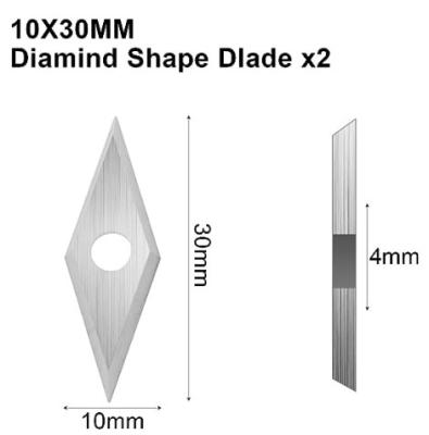 China Diamond Screws Carbide Woodturning Cutters Wear Resistant 10pcs On Packing for sale