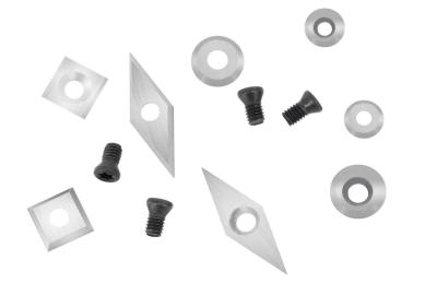 China 4Pcs Wood Turning Carbide Cutter Inserts For Woodworking for sale