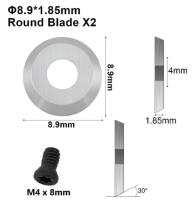 China 8pcs Tungsten Carbide Cutter Inserts For Wood Lathe Turning Tools for sale