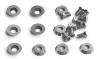 China 10PCS 16mm Round Carbide Cutter Insert Carbide Replacement Cutters With Screws for sale