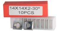 China 14mm Standard Square Straight Tungsten Carbide Cutter Inserts Knives for sale