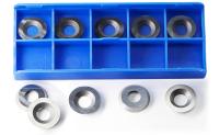 China 18mm Round Carbide Cutter Insert With Screws For Woodturning Tool for sale