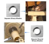 China 15x15x2.5-30° Square Round Sharp And Square Sharp Wood Carbide Helical Knives For Spiral And Helical Head Planer for sale