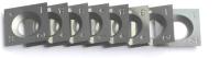 China 10pcs Wood Turning Chisels Tungsten Carbide Cutters Inserts 14x14x2mm Square Carbide Inserts Cutters With Screws for sale