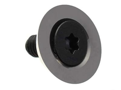 China 18mm Round Carbide Cutter Insert With Screws For Woodturning Tool for sale