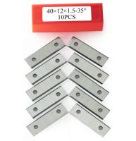 China 40x12x1.5-35° Carbide Woodturning Tools Carbide Planer Knives TCT Woodworking Planer 10PCS for sale