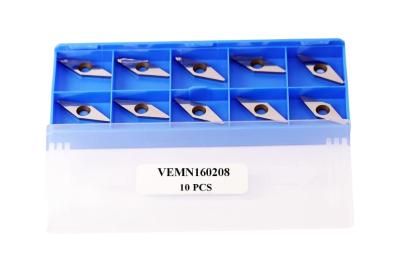 China Woodturning Diamond Carbide Cutter Insert Replacement Indexable 10PCS With Round Point for sale