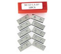 China Woodworking Lathe Turning Carbide Cutting Inserts 30×12×1.5mm-35° for sale