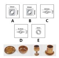 China Carbide Woodturning Tools Set for Professional Wood Turning for sale