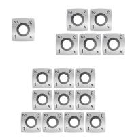 China Square shape square radius shape Carbide Indexable Inserts for Wood Turning for sale