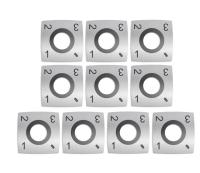 China 11mm Square Straight Carbide Inserts for woodturning Woodworking Fits Spiral Helical cutter head for sale