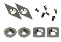 China Round / Square / Diamond Cutting Edge Carbide Woodturning Cutters for sale