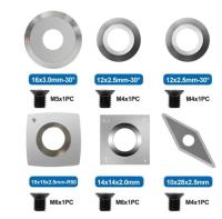 China 100% Tungsten Carbide Woodturning Cutters Round / Square / Diamond Shape for sale