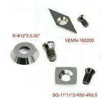 China Round / Square / Diamond Cutting Edge Carbide Woodturning Cutters for sale