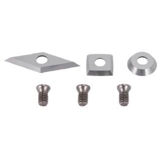 China 3PCS Sets Carbide Woodturning Cutters Designed With Safety DIY Woodworking for sale