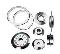 China Sharp Circular Tungsten Carbide Blades for Lithium Battery Electrodes for sale