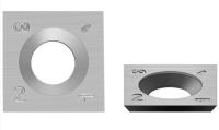 China Standard Shape Carbide Indexable Inserts With 100% Tungsten Carbide Stock for sale