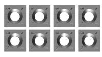 China Standard Shape Carbide Indexable Inserts With 100% Tungsten Carbide Stock for sale