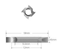 China Long Lasting Simple Carbide Woodturning Cutter For Wood Crafting for sale