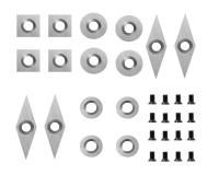 China Tungsten Carbide Inserts Square Shaped For Woodturning Standard Tools for sale