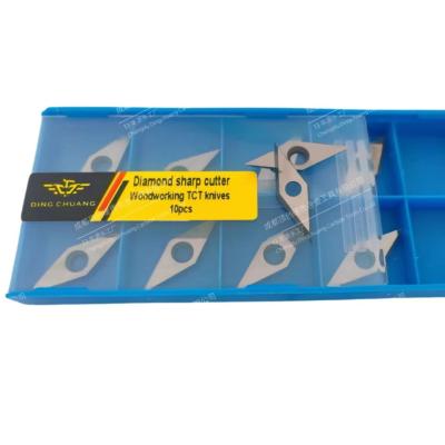 China Tungsten Carbide V-Shaped Woodturning Tools Manufacturer Drawing Scribe Blade Hand Tools for sale